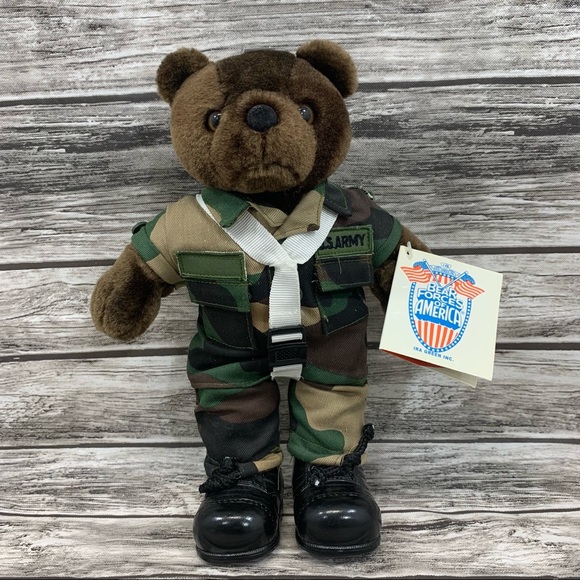 Toys | Bear Forces Of America Teddy Bear Plush Us Army Ranger Military ...